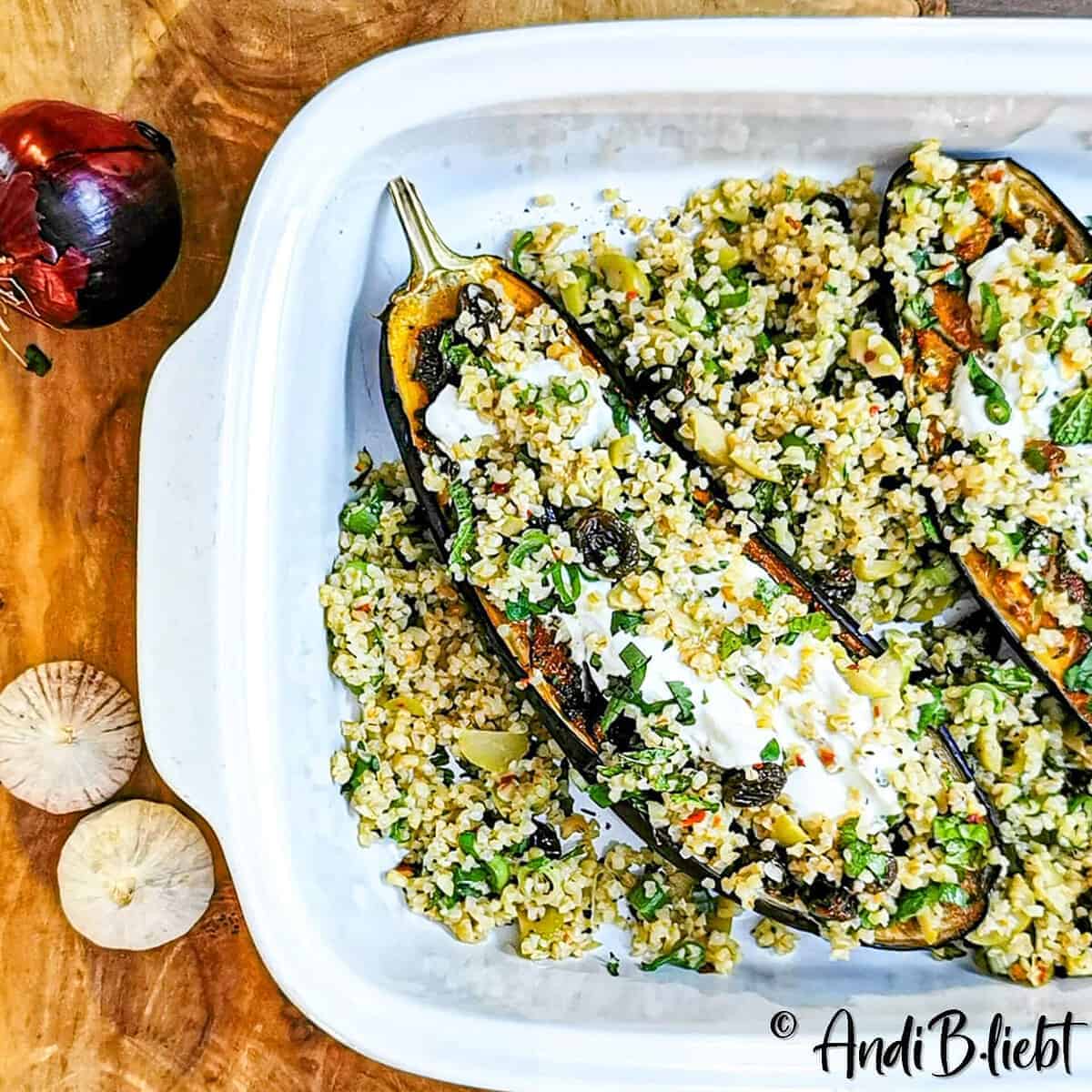 Aubergine Im Backofen Zubereitet, Köstlich Wie Aus 1001 Nacht